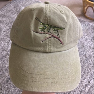 Praying Mantis Insect Hat One Embroidered Women Men Wildlife Cap Price ...
