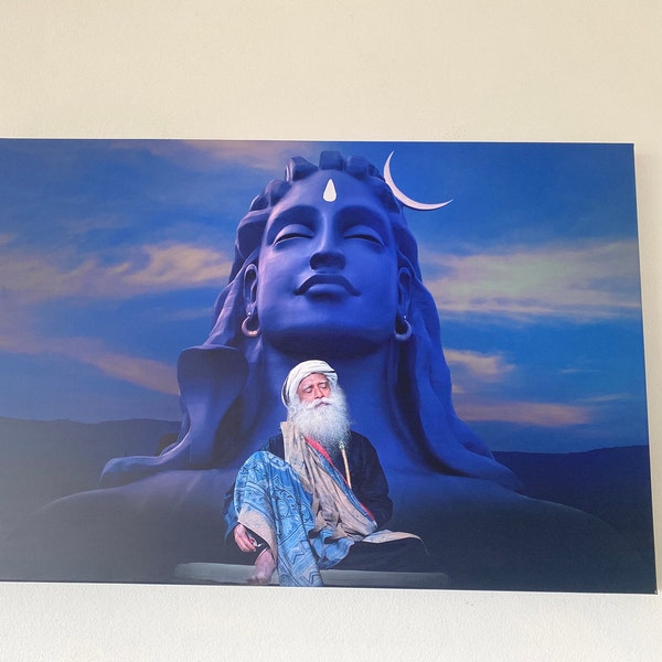 Sadhguru 'serpents Peace', Metal Framed Poster, Premium Matte Paper ...