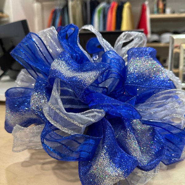 Copper and Gold Christmas Tree Topper Bow Autumn Tree Topper Bow ...