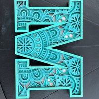 Laser Cut DXF Letter M DXF Alphabet Letter M, Laser Cut Letter ...