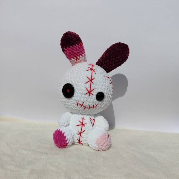 Amigurumi Voodoo Bunny Crochet Pattern. Creepy, Cute, Scary Zombie ...