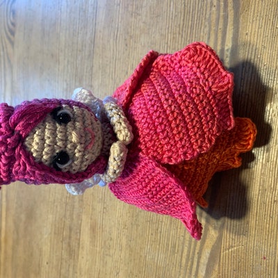 Reversible Rose Fairy Amigurumi Pattern Flower Crochet - Etsy Australia