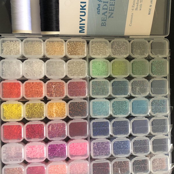 Miyuki Seed Beads Starter Set, 56 Colours 280 Gr 11/0 Round Seed Beads ...