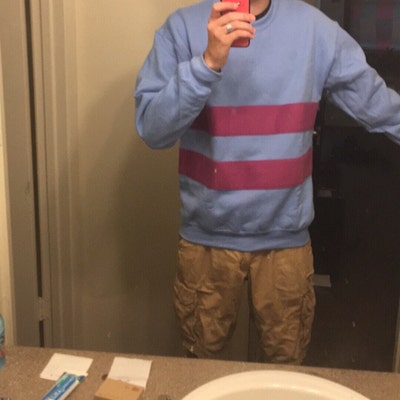 Frisk Shirt, Undertale Shirt, Frisk Sweatshirt, Costume, Cosplay Shirt ...