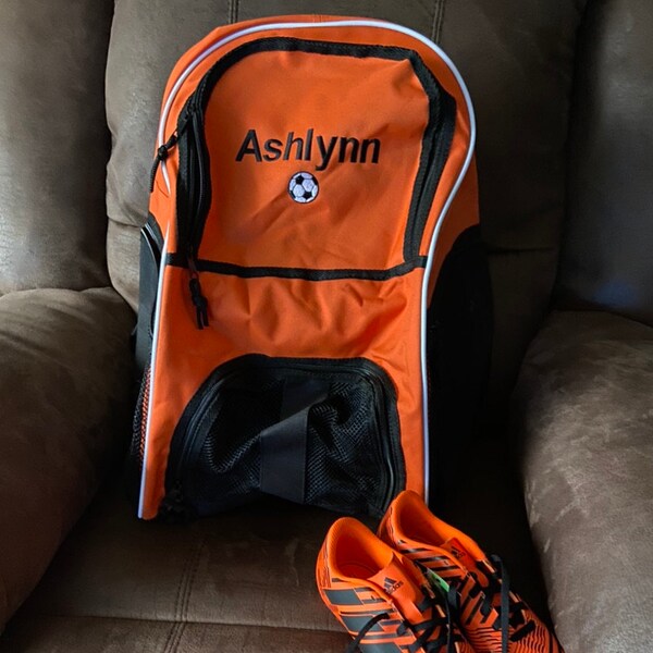 Name With Soccer Ball Soccer Backpack, Name Soccer Backpack ...