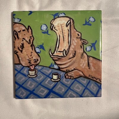 Beagle Singer Songwriter Dog Art Print Stretched Canvas or Paper Print ...