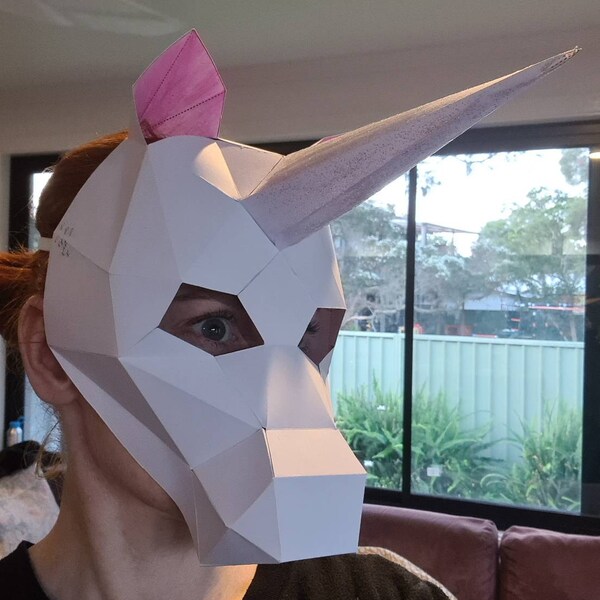 Kids Mask, Unicorn Mask, Unicorn Costume, Halloween Costume Kid ...