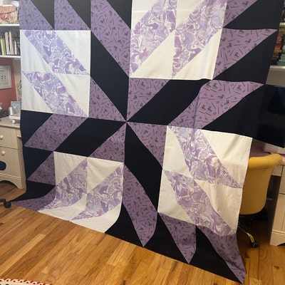 Star Gazing Quilt Pattern 3 Sizes throw, Single/twin & Queen 3 for 1 - Etsy