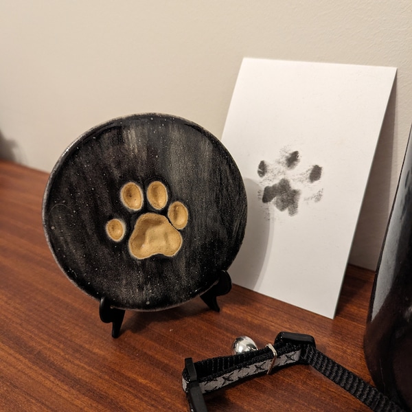 Custom Paw Print Impression Keepsake , Ceramic Pet Ornament - Etsy