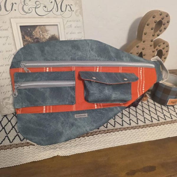 Teardrop Sling Bag Pattern for Daily Essentials Crossbody Shoulder Bag ...