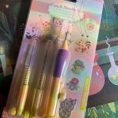 Mina Carin Punch Needle Set 3 Size Beginner Punch Knitting Needle Tool ...