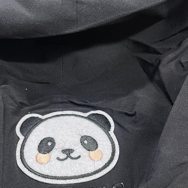 Cute Panda Patch Iron on Kawaii Panda Badge - Japanese Patches - 5.3cm X 6.4cm - Etsy