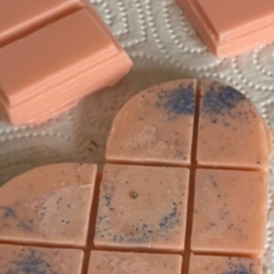 Single Heart Snap Bar Design Wax Melt Bar Silicone Mould - Etsy