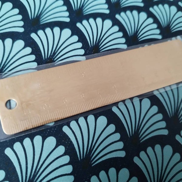 Brass Ruler, Metal Ruler, Back to School Supplies, School Supplies ...