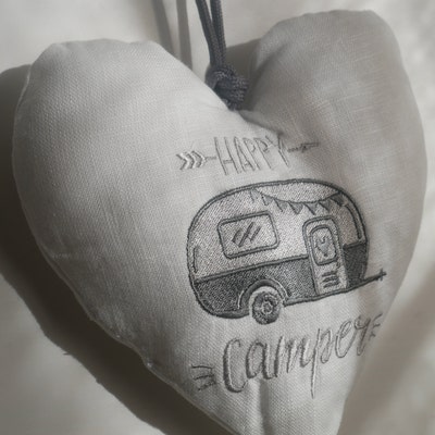 Happy Camper Machine Embroidery Design / Camping / Glamping / Summer ...