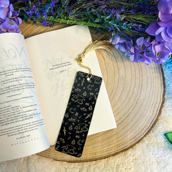 Fantasy Foil Bookmark - Etsy