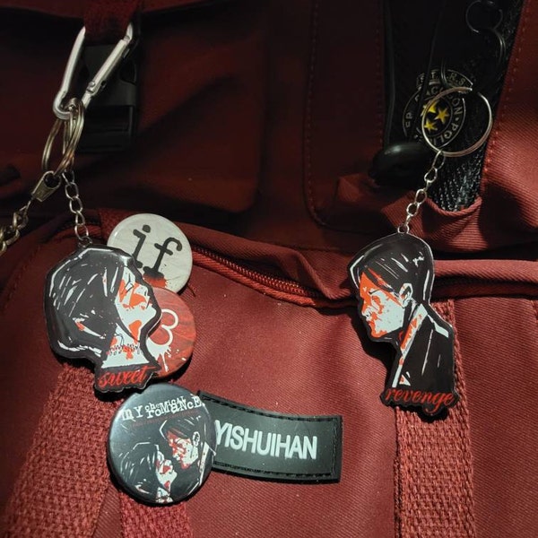 My Chemical Romance MCR Best Friend Keychain Accessories Earrings Phone ...