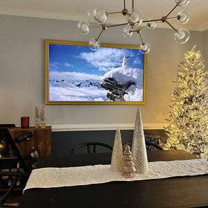 Crown TV Frames gunmetal Gray, Wall Art, Aesthetic Home Décor, Room ...