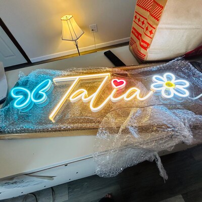 Custom Neon Sign for Kids Bedroom, Custom Name Neon Sign, Home Decor ...