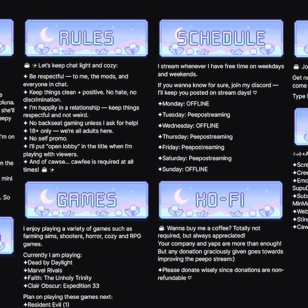 Kawaii Mouse Cursors Pack - 12 Designs - Desktop Decor - Cute Pixel Art ...