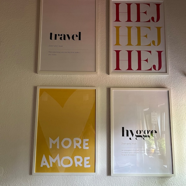JA MEI lustiges bayerisches Typografie Fine Art Poster witziges ...