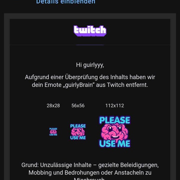 1 Twitch Emote, Brain Emote, Please Use Me Emote, Please Use Me Brain ...