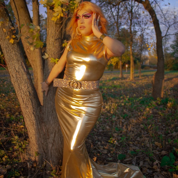 Drag Queen Gown Sewing Pattern (sizes XS -4X) PDF Fashion Costume ...