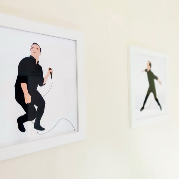 Future Islands Posters - Sam Herring - Dancing - Square Prints - Music ...