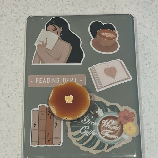 Bookish Sticker Pack, Book Aesthetic Vinyl Stickers, Bookish Journal ...