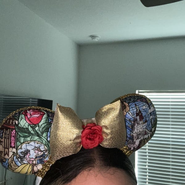 Beauty & the Beast Mouse Ears, Belle Ears, Mouse Ears, Belle, Beast ...