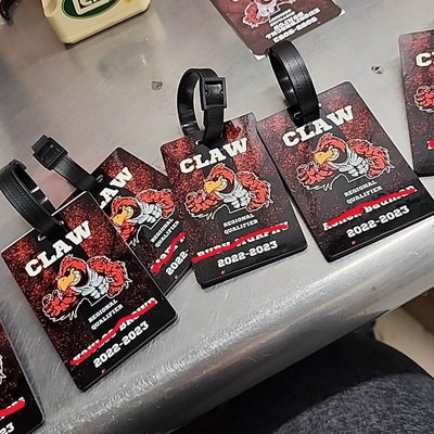 Luggage Tag Template, Template for Sublimation, Canva, SVG, DXF, Ms ...