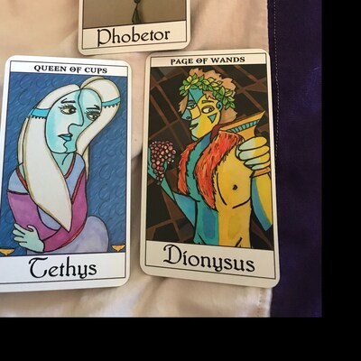 Greek Mythology Tarot Deck, Tarot Cards, Cubism-inspired, Mythological ...