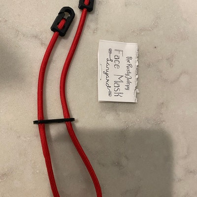 Mask STRAP W/ Ear-saver. Back-to-school Face Mask Strap Holder - Etsy