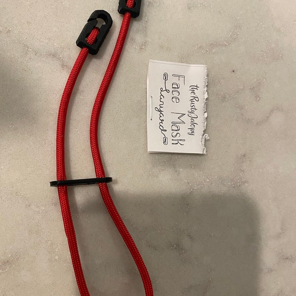 Mask STRAP W/ Ear-saver. Back-to-school Face Mask Strap Holder Keeps ...