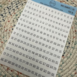 X-large Number Stickers 1 100. Planner Stickers. 100 Envelope Challenge ...