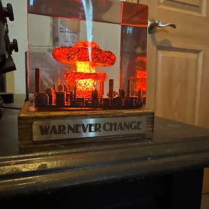 Explosion Bomb Resin Lamp, Atomic Bomb Resin Night Lights, Nuke Lamp ...