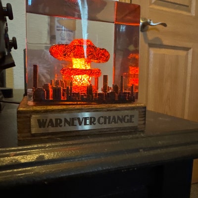Explosion Bomb Resin Lamp, Atomic Bomb Resin Night Lights, Nuke Lamp ...