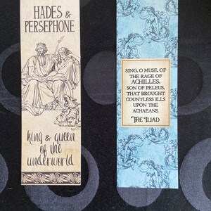 Greek Mythology Bookmark Collection achilles, Orpheus, Eurydice ...