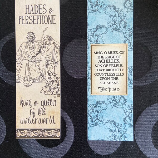 Greek Mythology Bookmark Collection (achilles, Orpheus, Eurydice ...