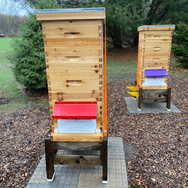 Beehive Rain and Snow Visor | Awning for Beehive | Snow and Rain ...