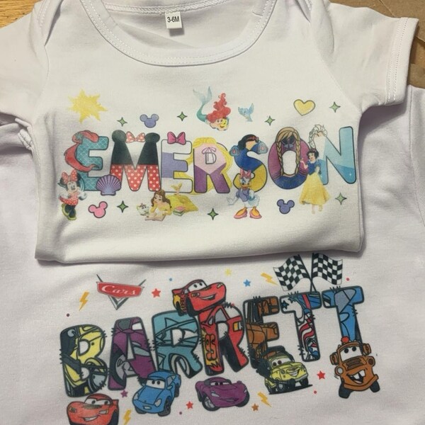 Ready to Press Custom Girl Characters HTV and Sublimation Image ...
