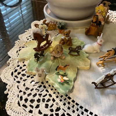 Paper Mache Acorn Figure, Acorn Collection Gift, Okubo Originals, Tiny ...