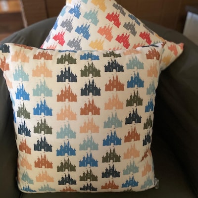 Castle Pillow, Throw Pillow, Decor, Pillow, Gifts, Couch Pillow, Pillow ...