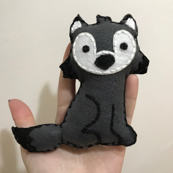 Felt Wolf Sewing Pattern: Big Bad Wolf Plush (PDF SVG DFX) - Etsy