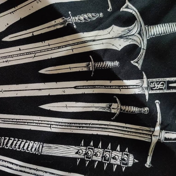 Medieval Weapons BANDANA, Scarf/handkerchief, Black Metal Dungeons ...