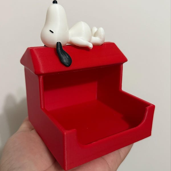 Snoopy Post-it/sticky Note Holder - Etsy