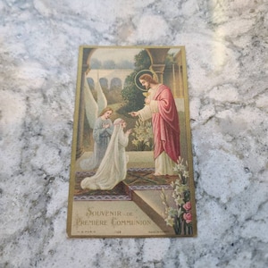 Rare Antique Pious Image From France, L'EUCHARISTIE the Eucharist ...