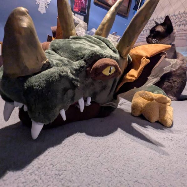 Wolf Dragon Head Puppet **digital Pattern** for EVA Foam - Etsy