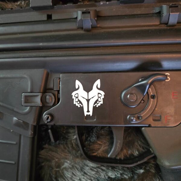 Wolf Pack Vinyl Decal Sticker Clone Trooper Commander Wolffe 104th ...