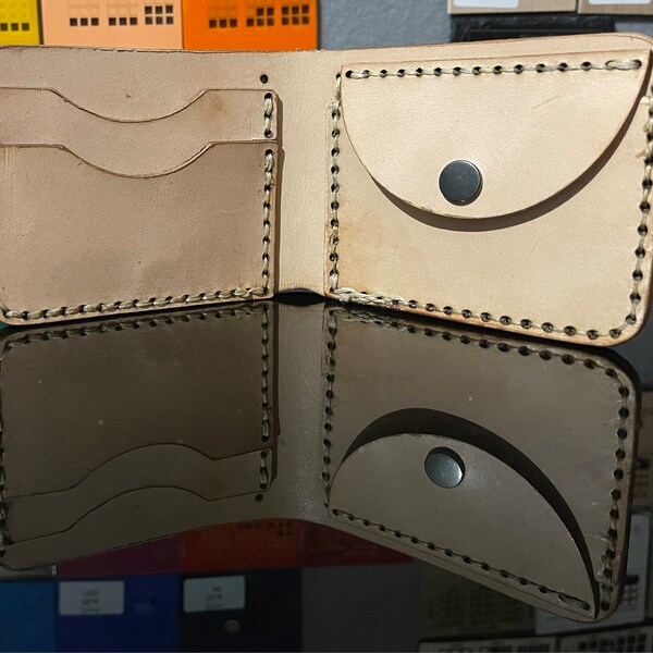 Leather Wallet Cut File Template SVG 4 Pocket Bifold PDF Wallet Pattern ...